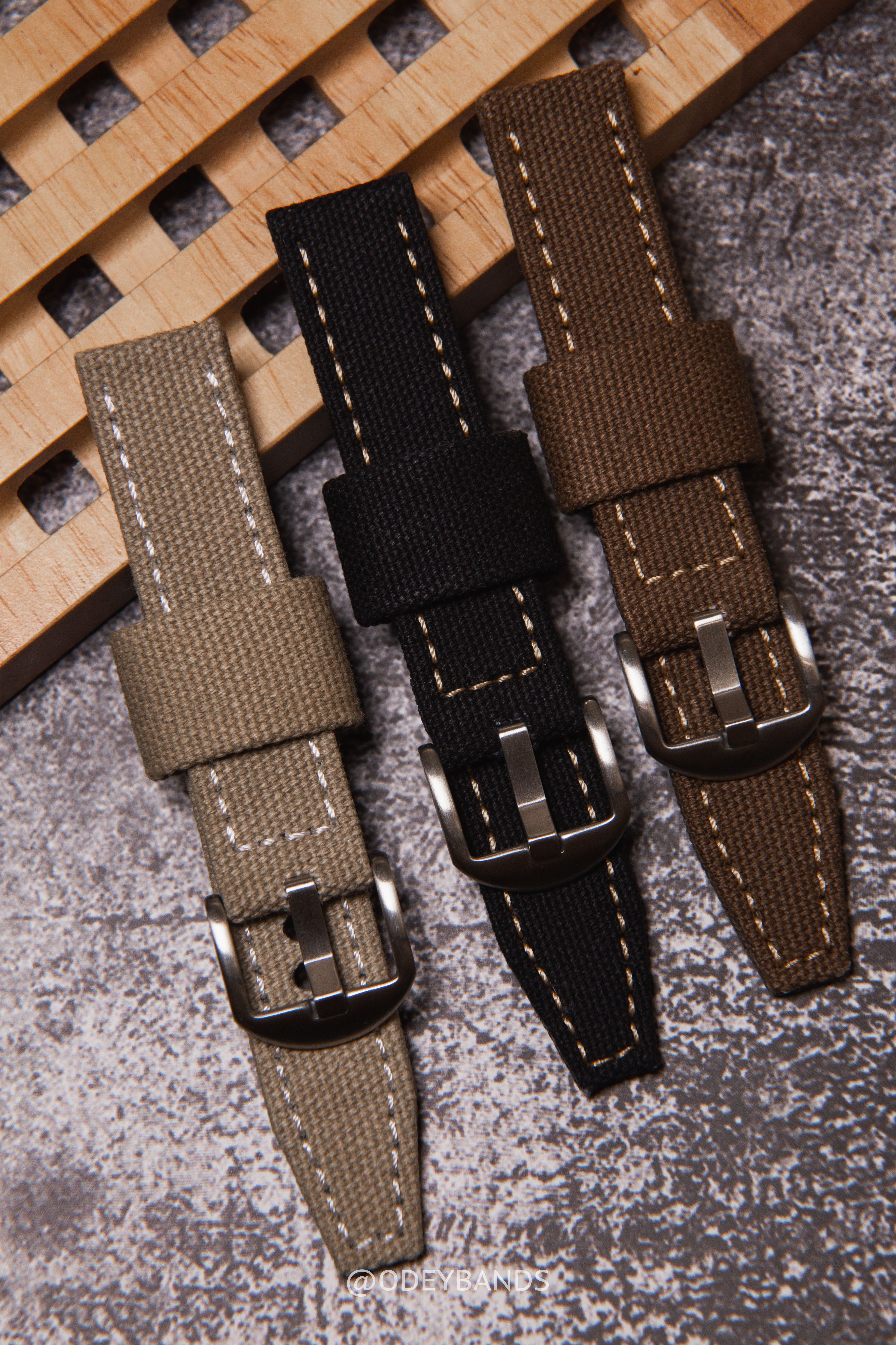 ODEY - Canvas 20mm Strap – Rogue Watches